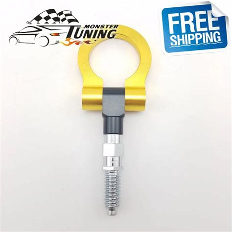 Free Shipping European Car Auto Trailer Hook Eye Tow Towing Racing