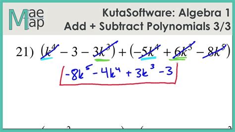 adding and subtracting polynomials worksheet algebra 2 paladininspire