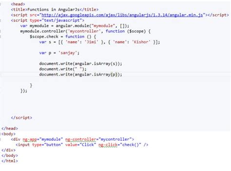 angularjs built in functions