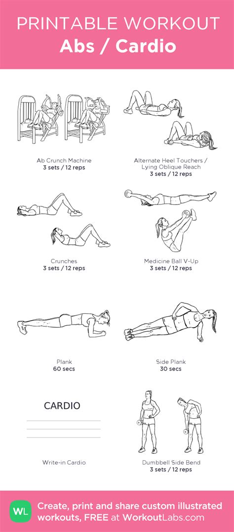 Abs Cardio Cardio Abs Abs Workout Six Pack Abs Workout