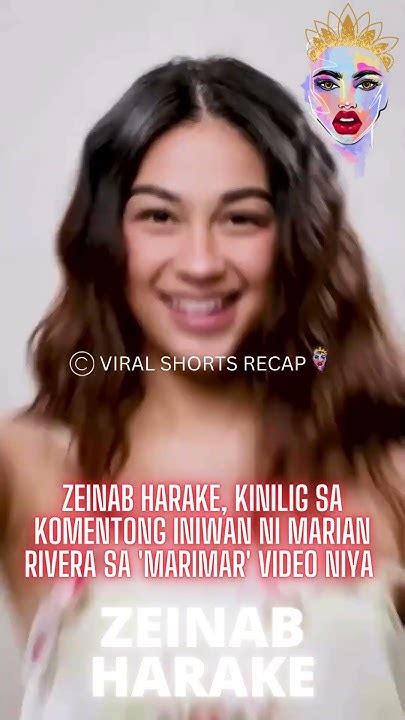 Zeinab Harake Kinilig Sa Komentong Iniwan Ni Marian Rivera Sa Marimar