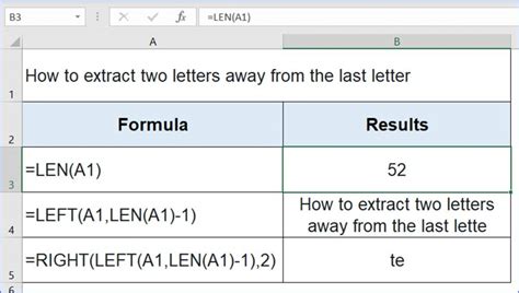 how to extract two letters from the last letter in excel excelnotes