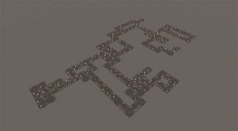 updated procedural dungeon generation with branching r unity3d