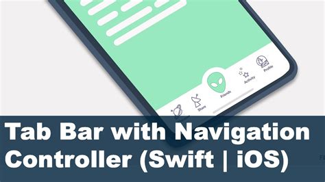 create tab bar app with navigation in swift 5 xcode 15 2024 ios