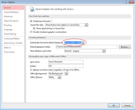 ms access 2013