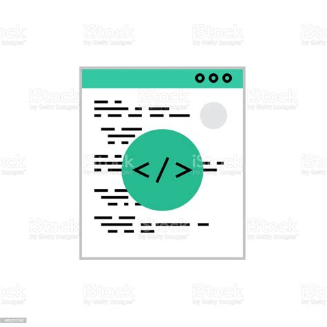 코딩 스크립트 monoflat 아이콘 java 프로그래밍 언어에 대한 스톡 벡터 아트 및 기타 이미지 java 프로그래밍