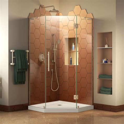 Dreamline Prism Plus 36 Inch D X 36 Inch W X 74 3 4 Inch H Frameless