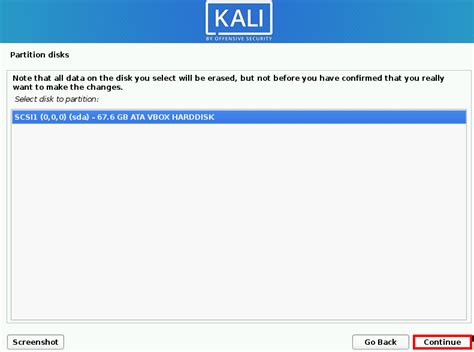 grub installation failed kali linux install on virtualbox netbap