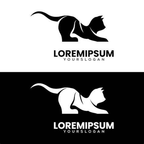 Plantilla De Diseño De Logotipo De Gato Vector Gratis