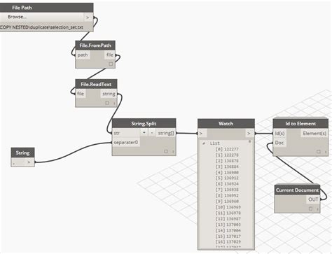 get a list of element ids from a row in a revit schedule what revit wants