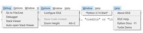 python idle default ide for executing python script aipython