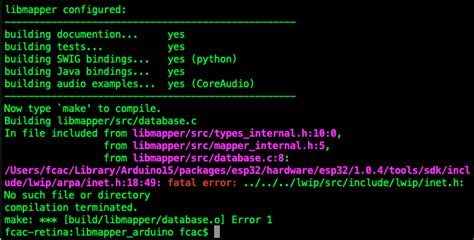fatal error lwip src include lwip inet h no such file or