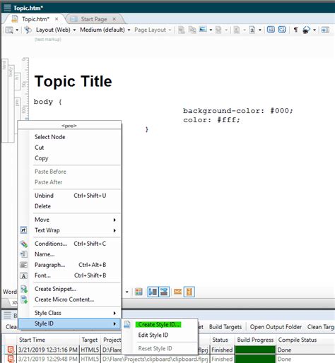 how to create copy to clipboard buttons in html5 outputs in madcap