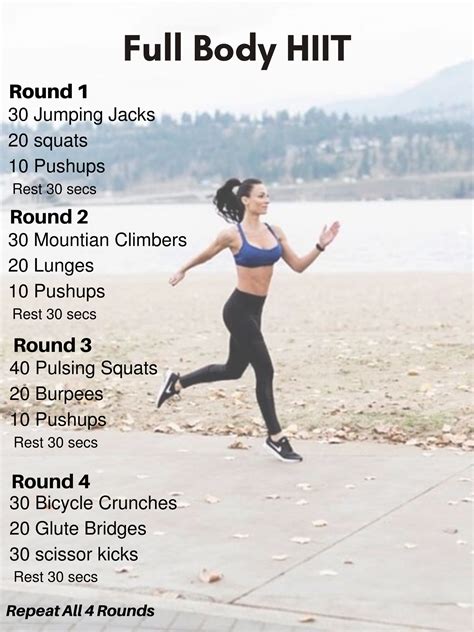 Fitness Workouts Full Body Hiit Workout Hiit Workout At Home Gym
