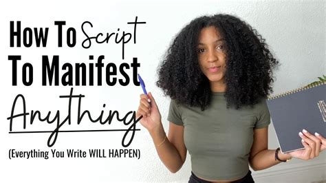 Scripting 101 Scripting With Law Of Attraction To Manifest Anything