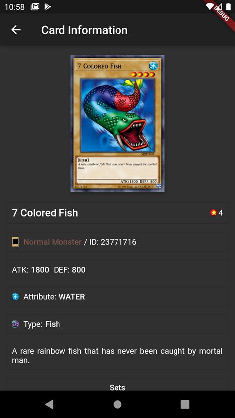 flutter yugioh cards sample app fluttercore