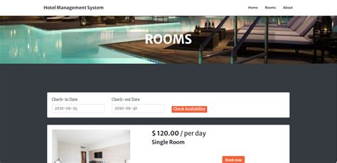 hotel management system project using php mysql free source code