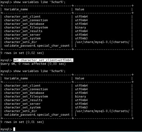 mysql字符集设置、密码管理 csdn博客