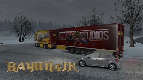 Scania S 2016 Scs Marvel Super Heroes Skin Pack 1 30 For Ets2 Ets2 Mod