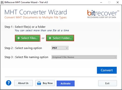 mht file converter to export mht or mhtml files to multiple file
