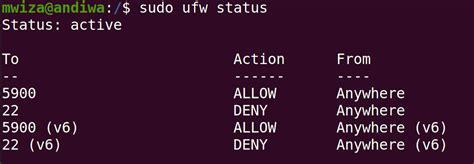 how to configure the firewall in ubuntu with ufw