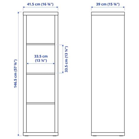 Kallax Shelving Unit With 2 Inserts White Stained Oak Effect 42x147