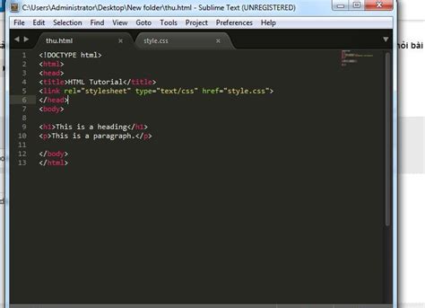 Liên Kết Css Vào Html Programming Dạy Nhau Học