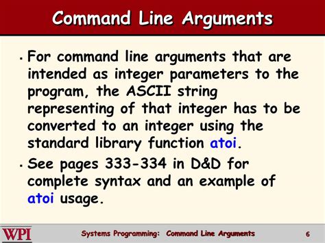ppt command line arguments powerpoint presentation free download