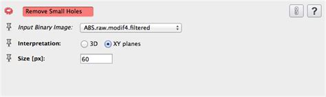 clean up noisy thresholded binary data — advanced visualization