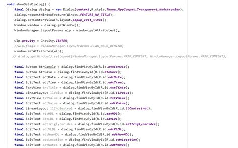 java how to handle the ui of a dialog when i call that same dialog