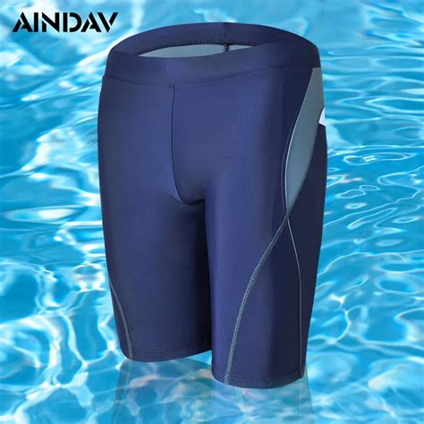 Breathable Professional Swimwear Men Swimsuits Beach Shorts Swim Trunks