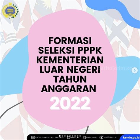 Siap Siap Inilah 100 Formasi Seleksi Pppk Kementerian Luar Negeri