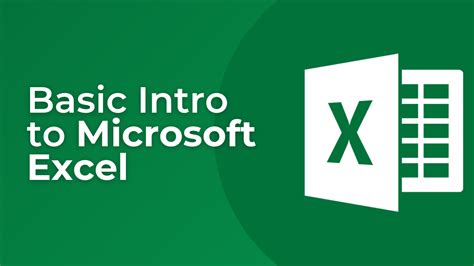 basic intro to microsoft excel complete guide 2021