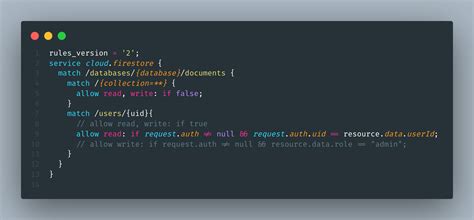 firebase firestore rules resource data displayname getting