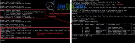 sql commit and rollback example java code geeks
