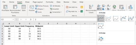how to make a frequency polygon in excel statology
