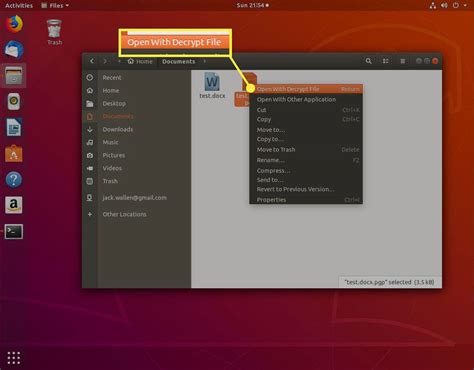 how to encrypt files in linux