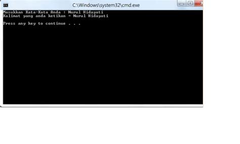 konsep dasar oop object oriented programming dan perintah input pada