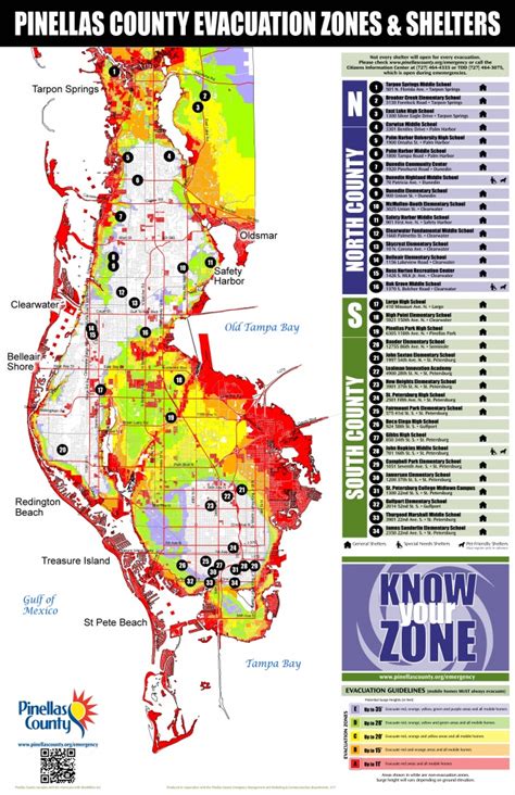Tampa Bay Area Map Evacuation Zone