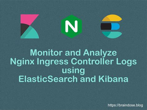 monitor and analyze nginx ingress controller logs on kubernetes using