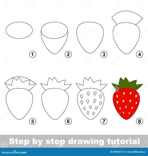 How To Draw A Strawberry Really Easy Drawing Tutorial Strawberry