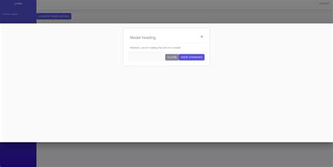 javascript react bootstrap modal displays an unexpected white