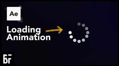 loading circle animation after effects tutorial youtube