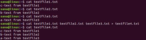 use cat command to combine text files in ubuntu 18 04 laptrinhx