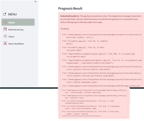 modulenotfounderror no module named streamlit option menu