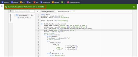 how to import csv data into dynamodb using lambda and s3 event triggers