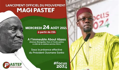 Vidéo Ousmane Sonko Procède Au Lancement Officiel Du Mouvement Magi