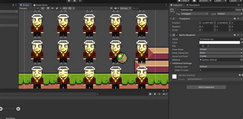 unity3d sprite dislplays all of the frames without acting like an
