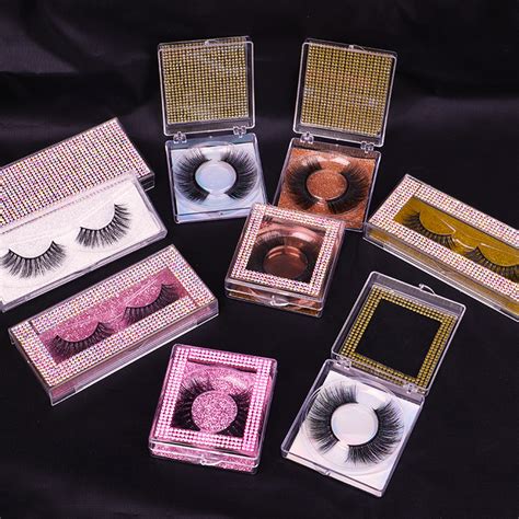 Lashes False Eyelashes 10 Pairs 20mm Cat Eye Faux Mink Lashes Fluffy