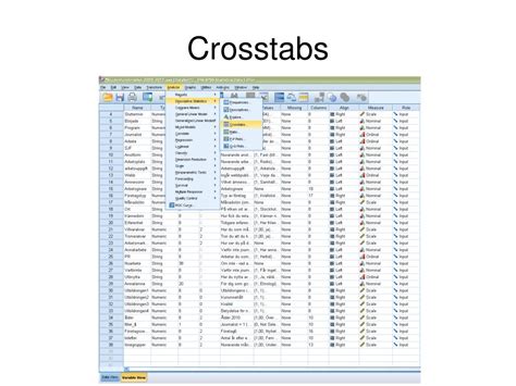 ppt introduction to spss powerpoint presentation id